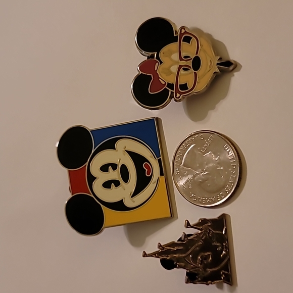 Other | 3 Disney Mickeyminnie Pins | Poshmark